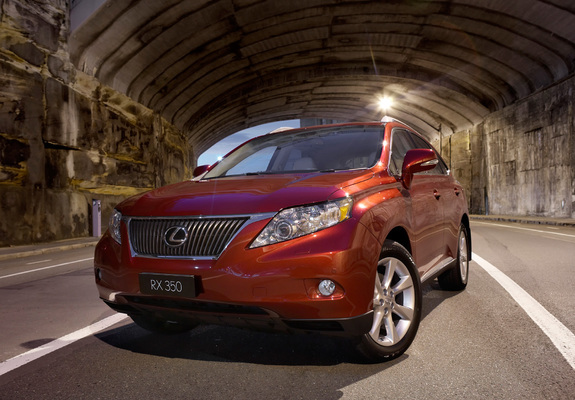 Lexus RX 350 AU-spec 2009–12 wallpapers