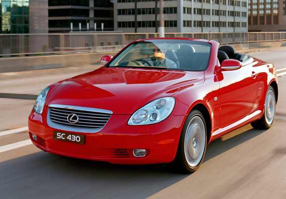 Lexus SC 430 AU-spec 2001–05 images
