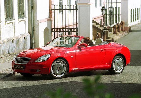 Lexus SC 430 EU-spec 2001–05 wallpapers