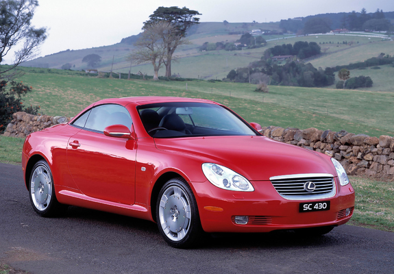 Lexus SC 430 AU-spec 2001–05 wallpapers