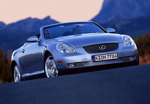 Lexus SC 430 EU-spec 2001–05 wallpapers