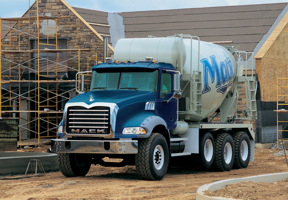 Pictures of Mack Granite 8x4 Mixer 2002