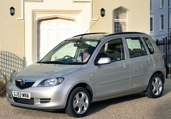 Mazda2 UK-spec (DY) 2003–05 pictures