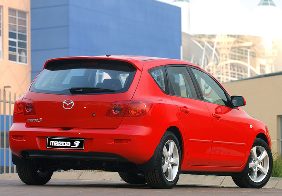 Mazda3 Hatchback ZA-spec 2003–06 photos