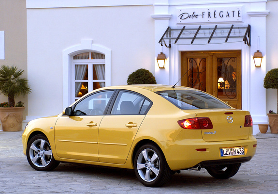 Mazda3 Sedan (BK) 2004–06 wallpapers