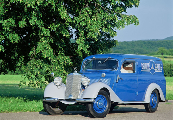 Mercedes-Benz 170 Da Box-type Delivery Vehicle (W136VID) 1951–53 photos