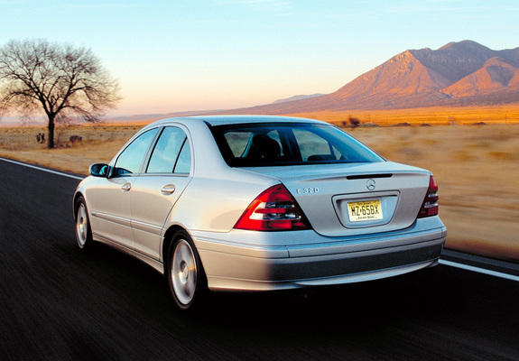 Mercedes-Benz C 320 US-spec (W203) 2000–05 wallpapers