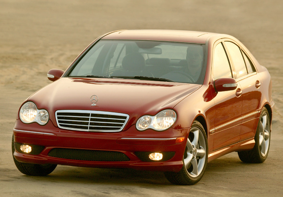 Mercedes-Benz C 320 US-spec (W203) 2000–05 wallpapers