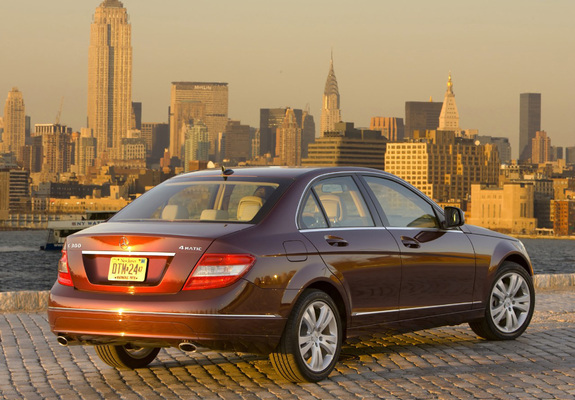 Mercedes-Benz C 300 US-spec (W204) 2007–11 wallpapers