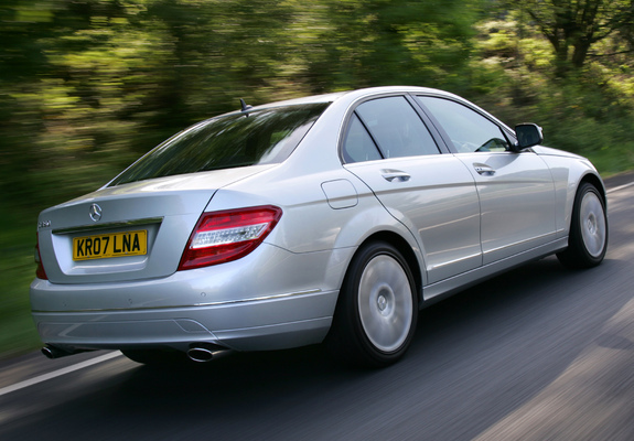 Mercedes-Benz C 350 UK-spec (W204) 2007–11 wallpapers