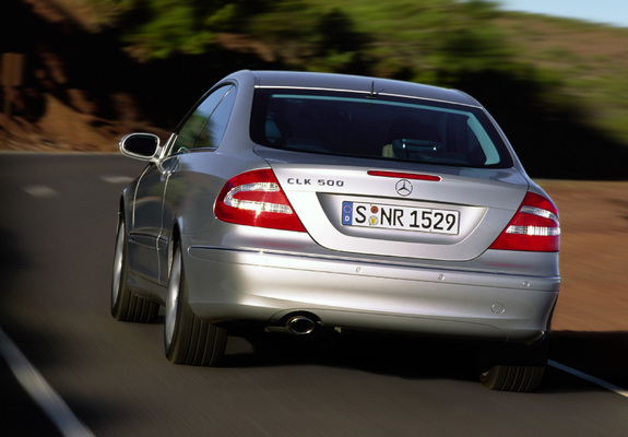 Mercedes-Benz CLK 500 (C209) 2002–05 wallpapers