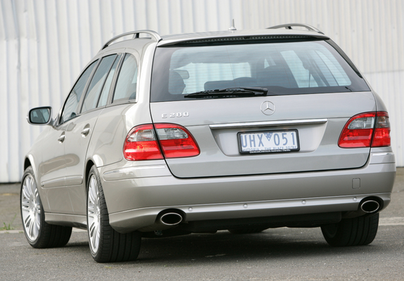 Photos of Mercedes-Benz E 280 Estate AU-spec (S211) 2006–09