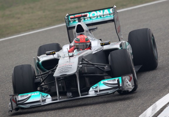 Pictures of Mercedes GP MGP W02 2011