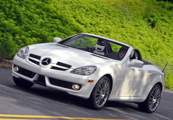 Mercedes-Benz SLK 300 Diamond White Edition US-spec (R171) 2009 wallpapers