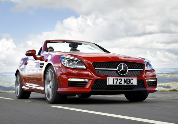 Photos of Mercedes-Benz SLK 55 AMG UK-spec (R172) 2012