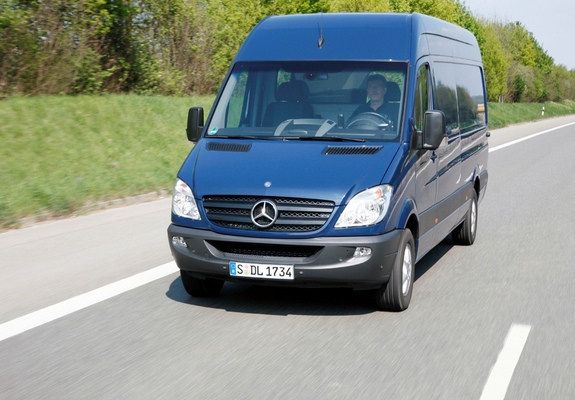 Mercedes-Benz Sprinter LWB High Roof Van (W906) 2006–13 images