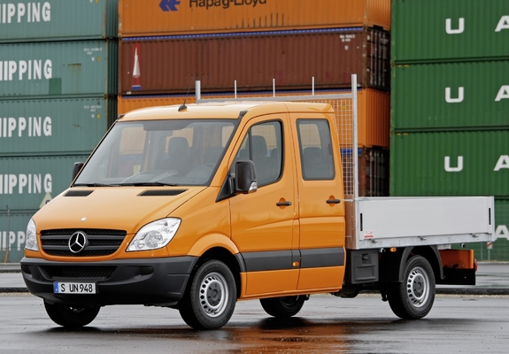Mercedes-Benz Sprinter Double Cab Dropside (W906) 2006–13 photos