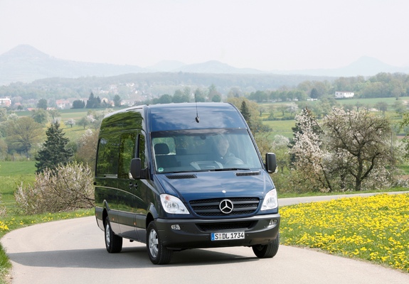 Mercedes-Benz Sprinter LWB High Roof Van (W906) 2006–13 pictures