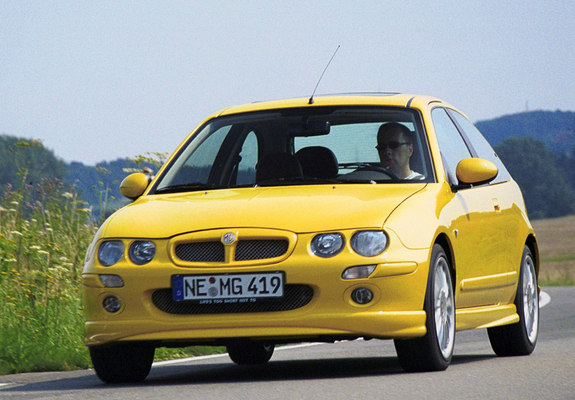 MG ZR 160 3-door EU-spec 2001–04 photos