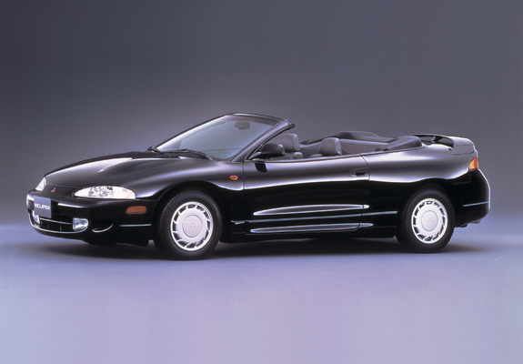 Photos of Mitsubishi Eclipse Spyder JP-spec (D38A) 1996–97