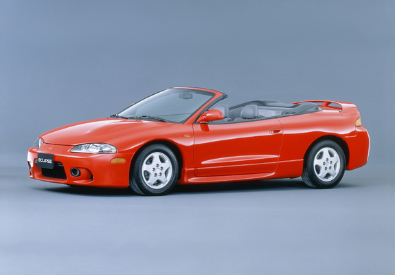 Photos of Mitsubishi Eclipse Spyder JP-spec (D38A) 1997–98