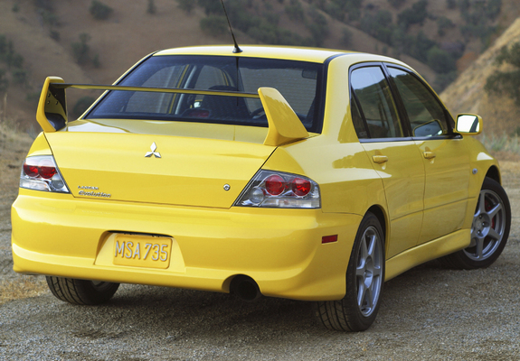 Images of Mitsubishi Lancer Evolution VIII US-spec 2003–05