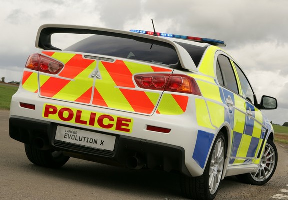 Mitsubishi Lancer Evolution X Police 2008 photos