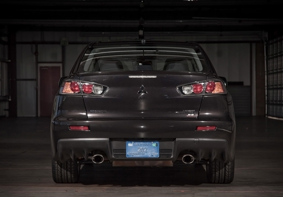Mitsubishi Lancer Evolution SE US-spec 2009–10 wallpapers