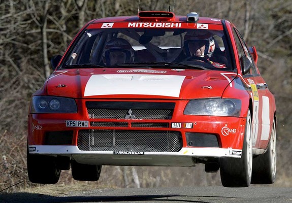 Mitsubishi Lancer Evolution VII WRC 2001–03 wallpapers