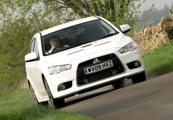 Mitsubishi Lancer Sportback Ralliart UK-spec 2008 wallpapers