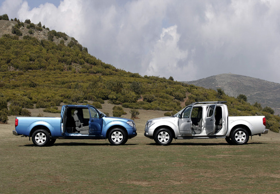 Nissan Navara Double Cab (D40) 2005–10 wallpapers