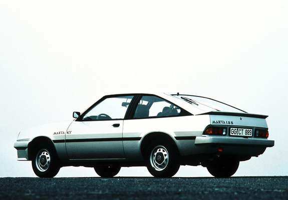 Pictures of Opel Manta CC GT (B) 1983–88