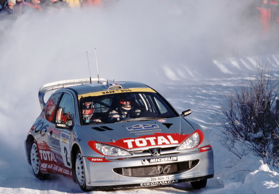 Peugeot 206 Rally Wallpaper