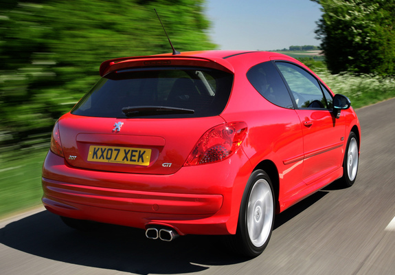 Peugeot 207 GTi UK-spec 2007–09 photos
