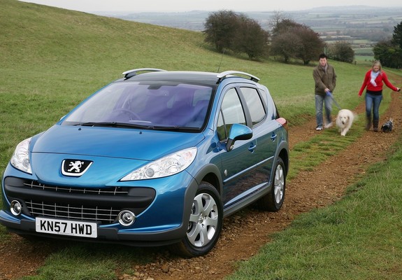Peugeot 207 SW Outdoor UK-spec 2007–09 wallpapers
