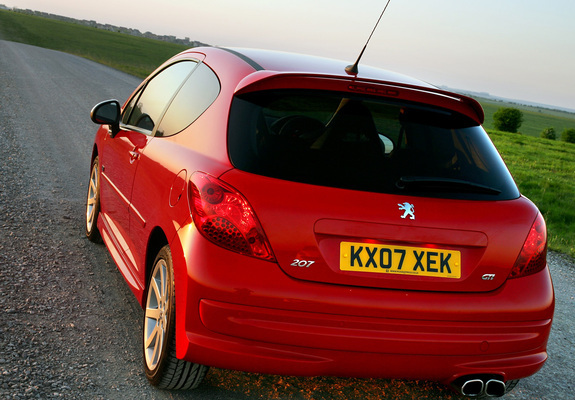 Photos of Peugeot 207 GTi UK-spec 2007–09