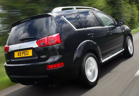 Peugeot 4007 UK-spec 2007–12 wallpapers