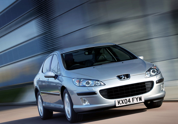 Peugeot 407 Sedan UK-spec 2004–08 images