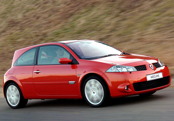 Pictures of Renault Megane RS 3-door ZA-spec 2004–06