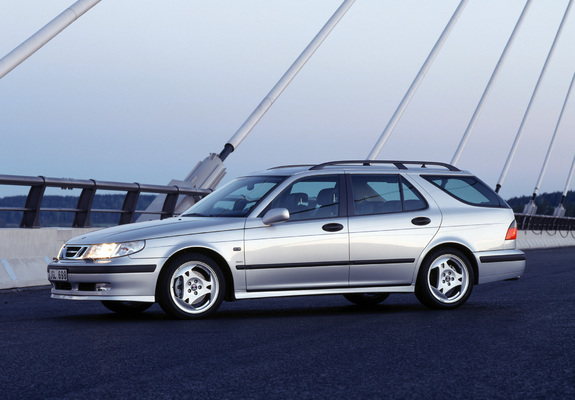 Saab 9-5 Aero Wagon 1999–2001 wallpapers