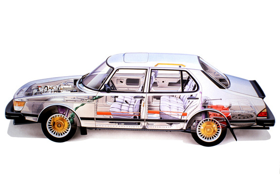 Photos of Saab 900 Turbo Sedan 1984–89
