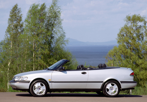 Saab 900 SE Turbo Convertible 1993–98 wallpapers