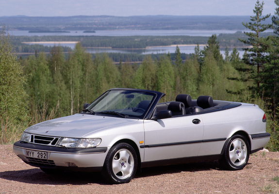 Saab 900 SE Turbo Convertible 1993–98 wallpapers
