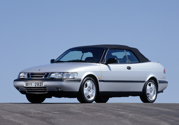 Saab 900 SE Turbo Convertible 1993–98 wallpapers