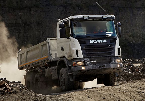 Scania G440 6x6 Tipper Off-Road Package 2011 wallpapers