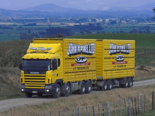 Scania R144G 530 8x4 NZ-spec 1995–2004 wallpapers
