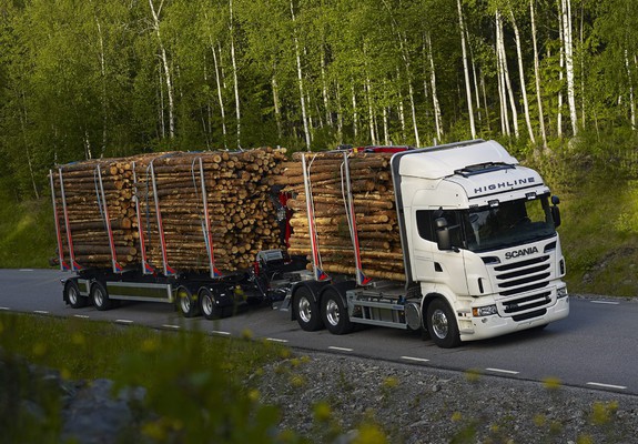 Images of Scania R730 6x4 Highline Timber Truck 2010–13