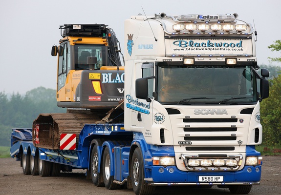 Photos of Scania R580 6x2 Topline UK-spec 2004–09