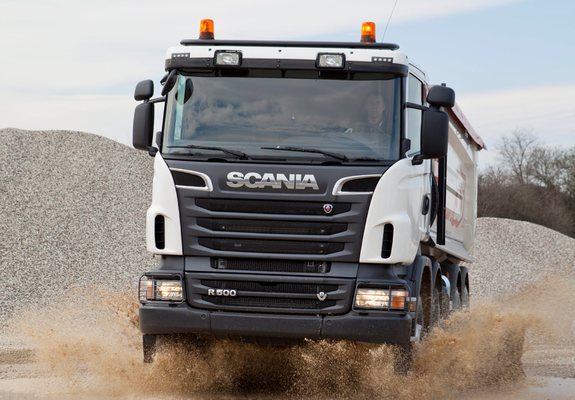 Scania R500 8x4 Tipper 2009–13 wallpapers