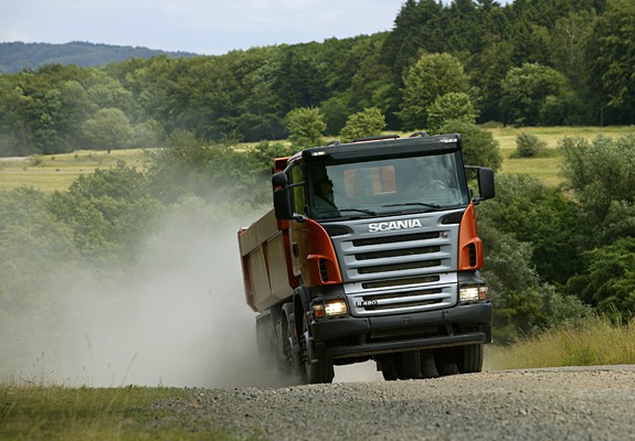 Scania R420 8x4 Tipper 2004–09 wallpapers